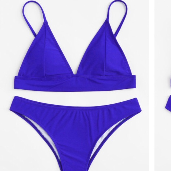 Swim | Nwt Royal Blue Bikini Bathing Suit | Poshmark